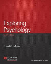 Exploring Psychology - David G Myers - Häftad (9781464147050) | Bokus