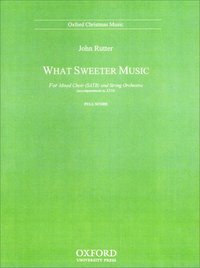 What sweeter music - John Rutter - Sheet music (9780193860100) | Bokus