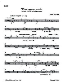 What sweeter music - John Rutter - Sheet music (9780193860155) | Bokus