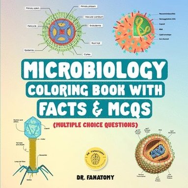 Microbiology Coloring Book with Facts & MCQs (Multiple Choice Questions ...