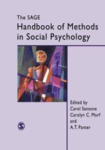 Sage Handbook of Methods in Social Psychology - Carol Sansone, Carolyn C Morf, Carolyn C Morf, A ...
