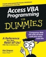 Access VBA Programming For Dummies - Alan Simpson - WebSite Associated ...