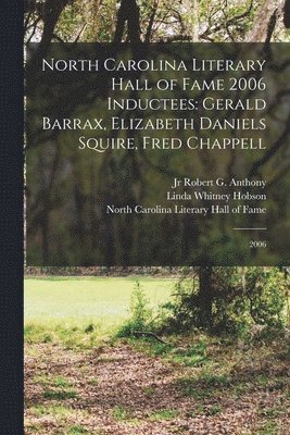 North Carolina Literary Hall of Fame 2006 Inductees - Nicki Leone ...