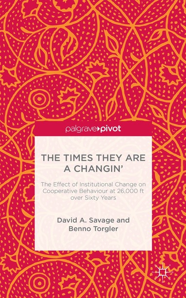 Times They Are A Changin' - D Savage, B Torgler, David Savage, Benno ...