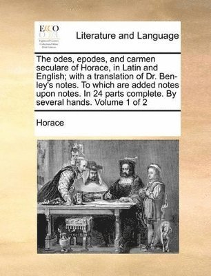 odes, epodes, and carmen seculare of Horace, in Latin and English; with ...