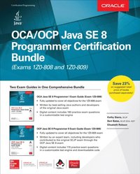 OCA/OCP Java SE 8 Programmer Certification Bundle (Exams 1Z0-808 and 1Z0-809) - E-bok - Kathy ...