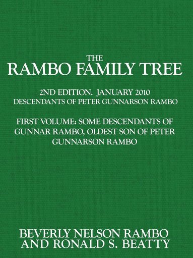 Rambo Family Tree, Volume 1 - Ronald S Beatty - Häftad (9781449083120 ...