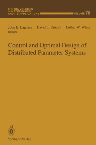 Control and Optimal Design of Distributed Parameter Systems - Ebok - John E Lagnese, David L ...