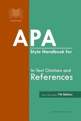 APA Style Handbook for In-Text Citations and References - Appearance ...