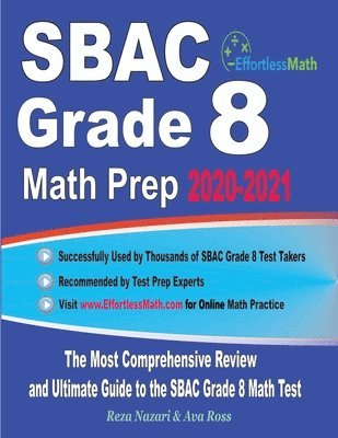 SBAC Grade 8 Math Prep 2020-2021: The Most Comprehensive Review and ...