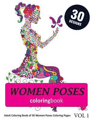 Women Poses Coloring Book: 30 Coloring Pages of Women Poses in Coloring ...