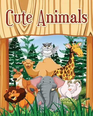 Cute Animals: A Kids Coloring Book with Fun, Easy, and Relaxing ...