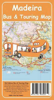 Madeira Bus & Touring Map - David Brawn, Ros Brawn - Sheet map, folded ...