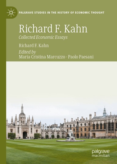 Richard F. Kahn - Maria Cristina Marcuzzo, Paolo Paesani - Bok ...
