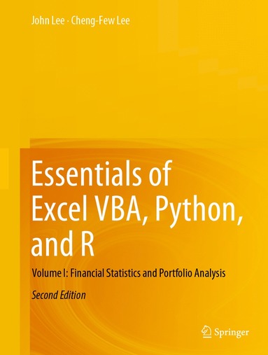 Essentials of Excel VBA, Python, and R - John Lee, Cheng-Few Lee - Bok ...