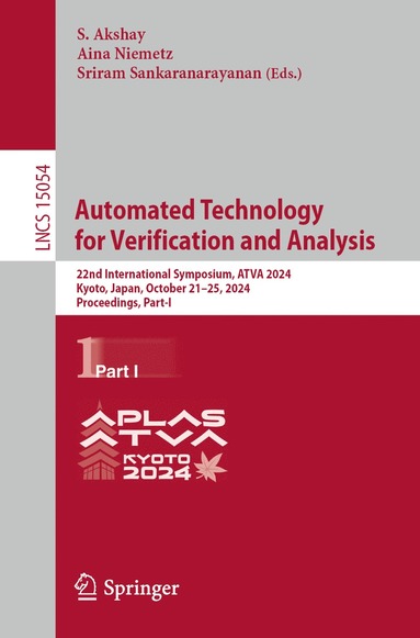 Automated Technology for Verification and Analysis - S Akshay, Aina Niemetz, Sriram ...