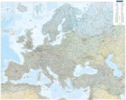Europe physical wall map laminated - Hallwag Kümmerly+Frey Ag - Sheet ...