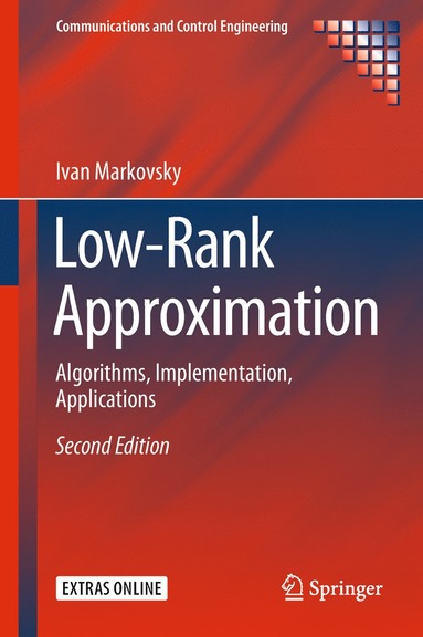 Low-Rank Approximation - Ivan Markovsky - Book w. online files / update (9783319896199) | Bokus