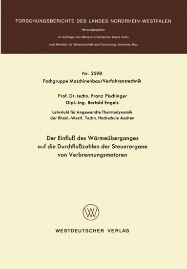 Der EinfluÃ¿ des WÃ¿rmeÃ¼berganges auf die DurchfluÃ¿zahlen der ...