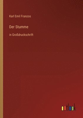 Stumme - Karl Emil Franzos - Häftad (9783368295929) | Bokus
