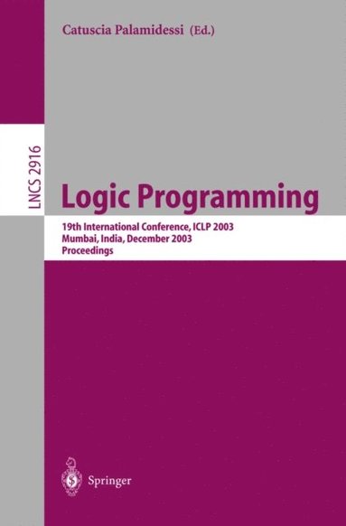 Logic Programming - Ebok - Catuscia Palamidessi (9783540245995) | Bokus