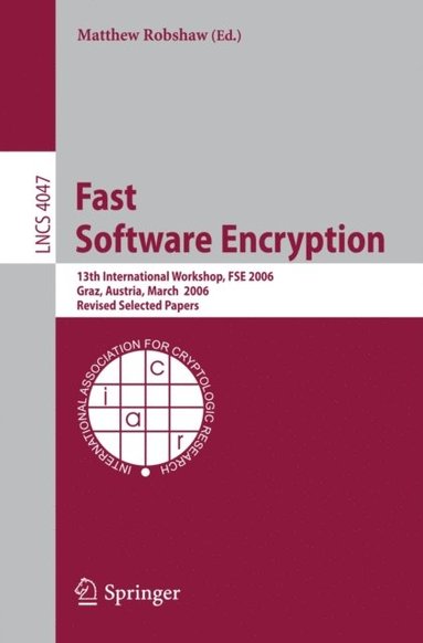 Fast Software Encryption - Ebok - Matt Robshaw (9783540365983) | Bokus