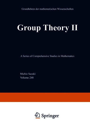 Group Theory II - M Suzuki - Häftad (9783642868870) | Bokus