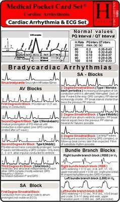 Cardiac Arrhythmia and ECG - Medical Pocket Card Set - Verlag Hawelka ...