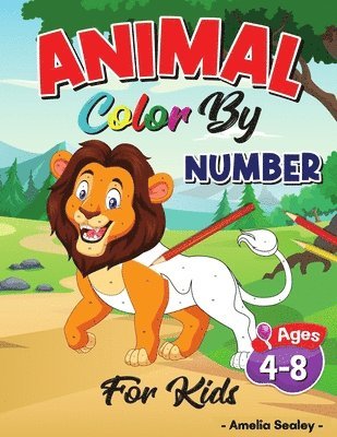 Animal Color by Number Activity Book for Kids - Amelia Sealey - Häftad ...