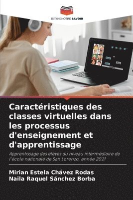 Caractristiques des classes virtuelles dans les processus d'enseignement et d'apprentissage ...