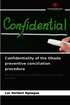 Confidentiality of the Ohada preventive conciliation procedure - Luc ...