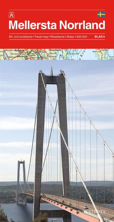 Mellersta Norrland Bil & Turistkarta Nr 5 : 1:400000 - Norstedts Kartor ...