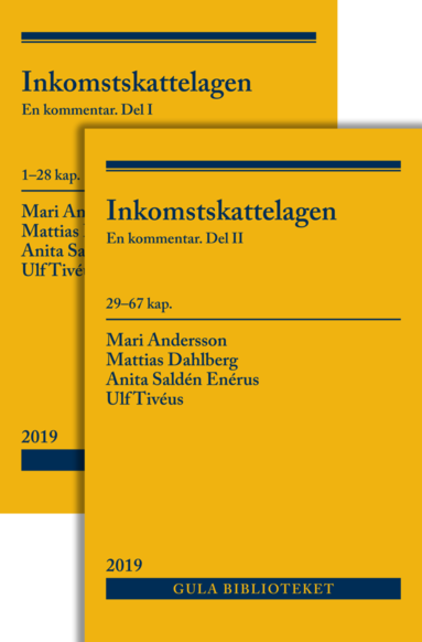 Inkomstskattelagen : en kommentar (Vol. 1-2) - Mattias Dahlberg, Anita ...