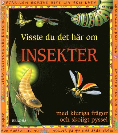 Visste Du Det Här Om Insekter : Med Kluriga Frågor Och Skojigt Pyssel ...