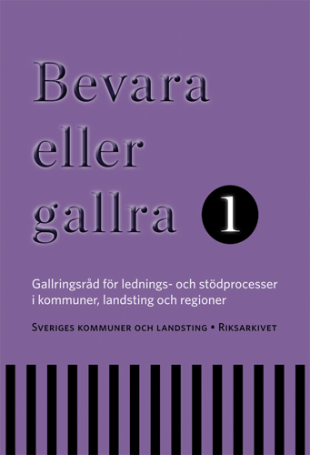 Bevara eller gallra 1 - Inger Johansson - Pocket | Bokus