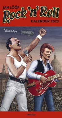 Väggkalender 2023 Jan Lööf Rock 'n' Roll-kalender - Jan Lööf ...