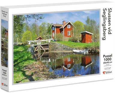 Sluss vid Seglingsberg - Pussel 1000 bitar - Pussel (9789188573612) | Bokus