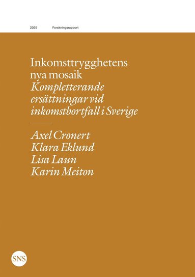 Inkomsttrygghetens nya mosaik: Kompletterande försäkringar vid ...