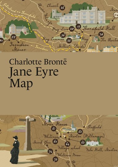 Charlotte Bronte, Jane Eyre Map - Martin Thelander Master Of Fine Arts ...
