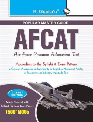 Afcat (Air Force Common Admission Test) Exam Guide - R Gupta, Rph ...