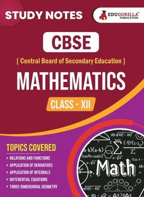 CBSE CLASS XII SCIENCE (MATHEMATICS) - Edugorilla Prep Experts ...