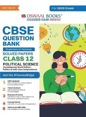 CBSE Question Bank Chapterwise and Topicwise SOLVED PAPERS_Class 12_Political Science_For Exam ...
