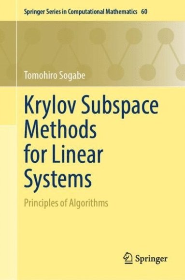 Krylov Subspace Methods for Linear Systems - Ebok - Tomohiro Sogabe (9789811985324) | Bokus