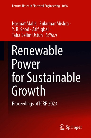 Renewable Power for Sustainable Growth - Hasmat Malik, Sukumar Mishra ...