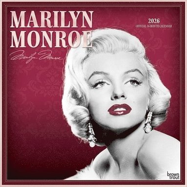 Marilyn Monroe Official 2026 12 X 24 Inch (Hanging) Monthly Square Wall ...