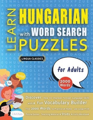 LEARN HUNGARIAN WITH WORD SEARCH PUZZLES FOR ADULTS - Discover How to ...