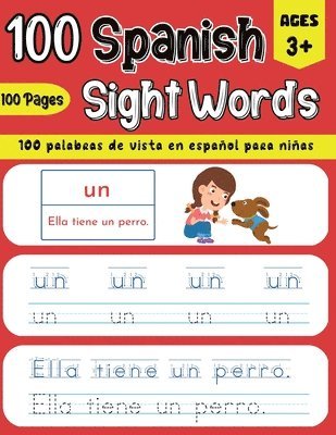 100 Spanish Sight Words Illustrated Spanish Workbook for Kids 3 ...