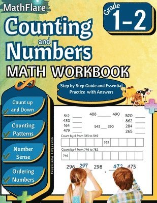 Counting and Numbers Math Workbook 1st and 2nd Grade - Mathflare ...