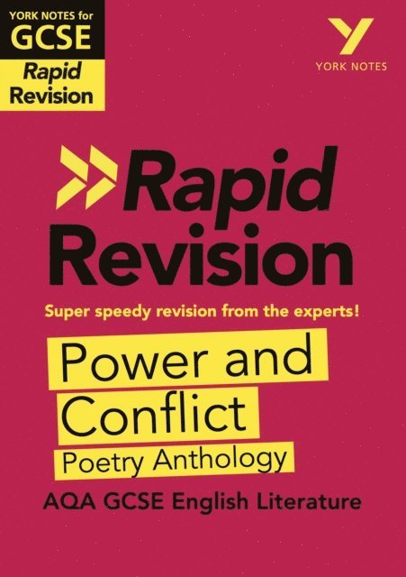 York Notes RAPID AQA GCSE Rapid Revision Power & Conflict AQA Poetry ...